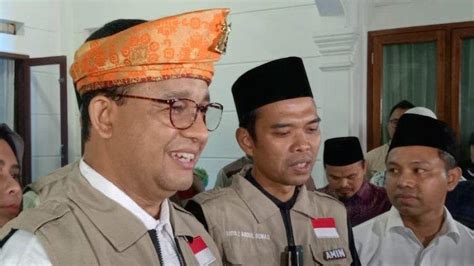 Ustaz Abdul Somad Resmi Dukung Anies Cak Imin Ini Jejak Dukungan
