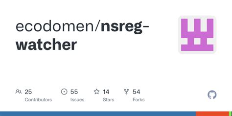 GitHub Ecodomen Nsreg Watcher