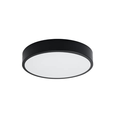 Plafonnier ONYX Noir LED K Leroy Merlin