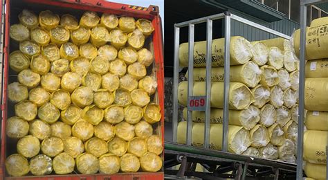 Isoking Glass Wool Insulation Roll Loading For Argentina