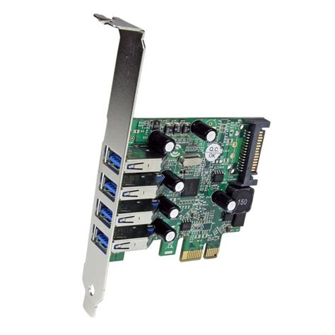 USB 3 0 PCI Express Card 4 Port PCIe USB 3 0 Card StarTech Com