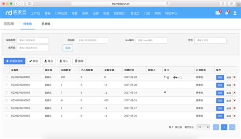 门店管理系统 卖家云