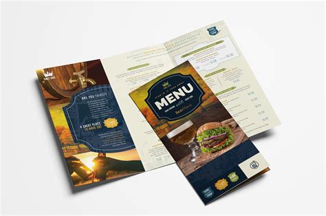 Pub Menu Design