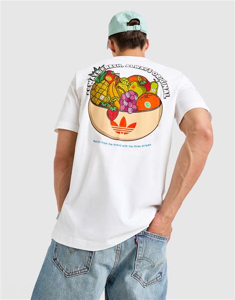 Adidas Originals Camiseta Fruit Bowl En Blanco Jd Sports España