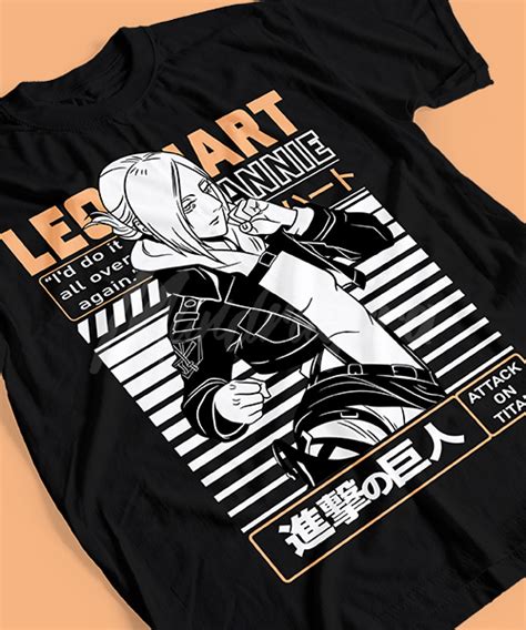 Camiseta Unisex Attack On Titan Annie Leonhart Batalla Final