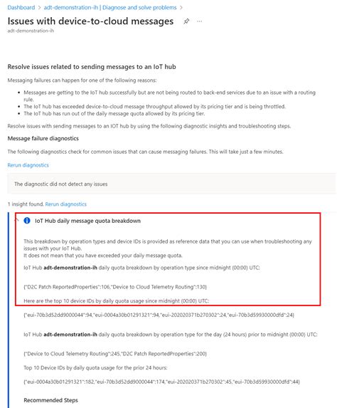 Azure Iot Hub Number Of Messages Used By Devices Microsoft Qanda