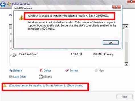 6 Ways To Fix Windows Cannot Be Installed On Drive 0 Partition 1
