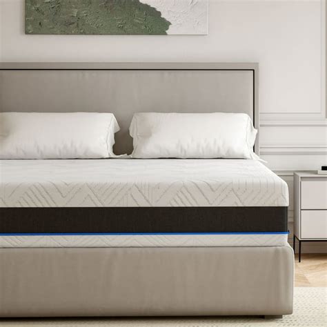 Mlily Essential 12 Inch Queen Mattress Bamboo Charcoal Gel Memory Foam Mattress In A Box