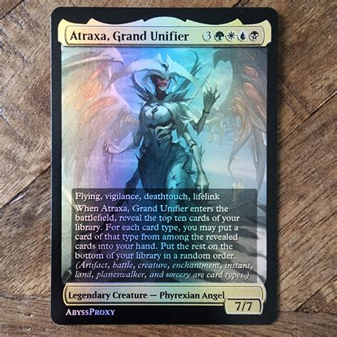 Atraxa Grand Unifier A Foil Abyss Proxy Shop