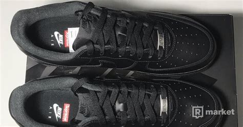 Nike Air Force 1 Supreme Black Refresher Market