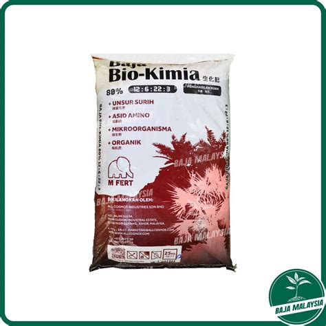 M Fert Bio Kimia 80 12 6 22 3 Fertilizer For Fruit Vegetable Palm Oil