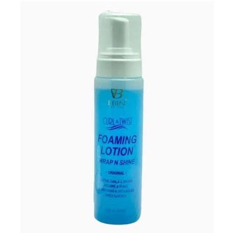 Ebin New York Curl And Twist Foaming Lotion Wrap And Shine Original