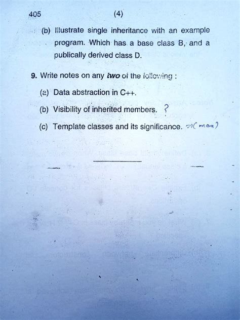 Object Oriented Programming Ddu Exams