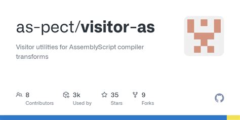 Github As Pectvisitor As Visitor Utilities For Assemblyscript