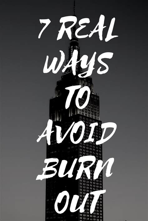 PRACTICAL WAYS TO AVOID BURN OUT IN YOUR DAILY ROUTINE OR WHEN YOU ARE