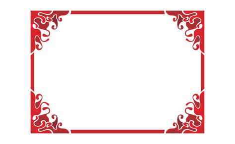 Swirl Blood Wave Ornament Border Design 22385667 Png