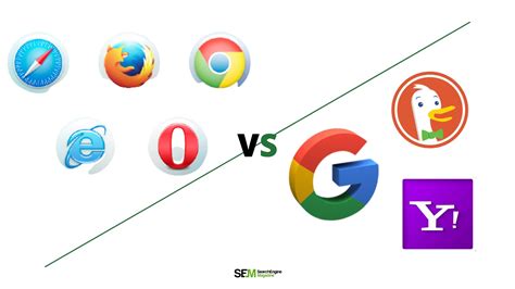 Difference Between Web Browser Vs Search Engine