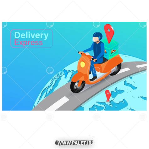 وکتور پیک موتوری با طرح زیبا