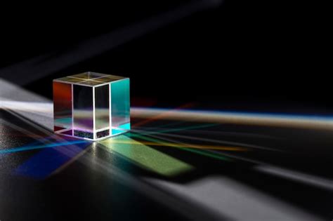 Free Photo Prism Dispersing The Light Concept