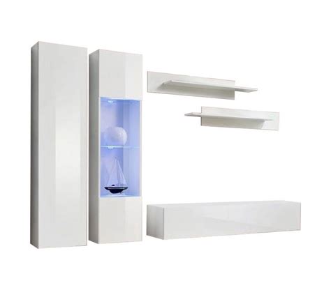 Jvmoebel Wohnzimmer Set Wohnzimmermöbel Wandregale Designer Wohnwand