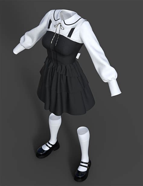 Dforce Su Cute Dress Bundle For Genesis 8 81 And 9 Daz 3d