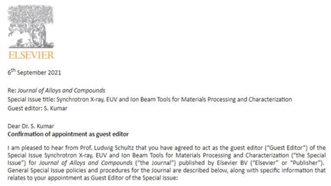 Shalendra Kumar On Linkedin Quality Manuscripts Are Invited For Submission In A Special Issue