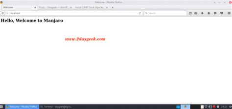Install LAMP Stack Apache MariaDB PHP PhpMyAdmin On Arch Linux Based Systems DayGeek