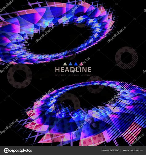 Brochure Header Layout Background Template Stock Vector By ©yayimages 345938240