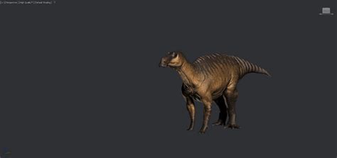 Maiasaura Bipedal Vs Quadrupedal Animations R Theisle