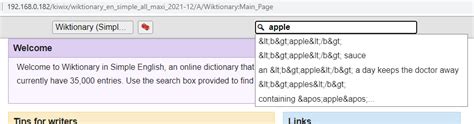 Search Regressions In Nightly Builds Of Kiwix Serve 1 Punctuation