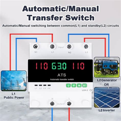 Automatic Transfer Switch 100 Amp Automatic Transfer Switch 2p 100a Din