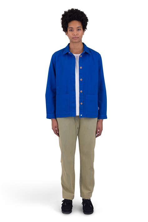 Assembly Jacket Cobalt Twill Folk