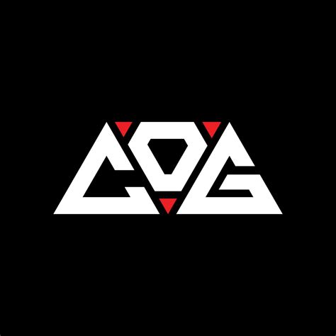 Cog Triangle Letter Logo Design With Triangle Shape Cog Triangle Logo