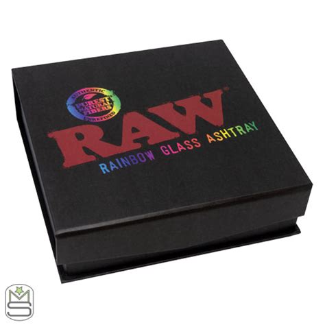 Raw Rainbow Glass Ashtray Ms Accessories