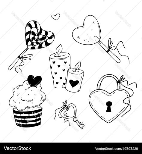 Cartoon Elements Royalty Free Vector Image Vectorstock