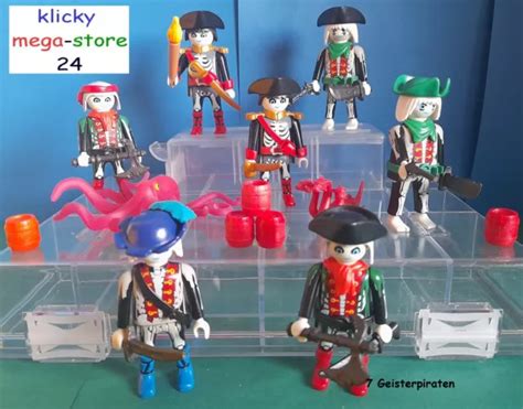 PLAYMOBIL PIRATEN SET 7 Geisterpiraten mit viel Zubehör EUR 11 98