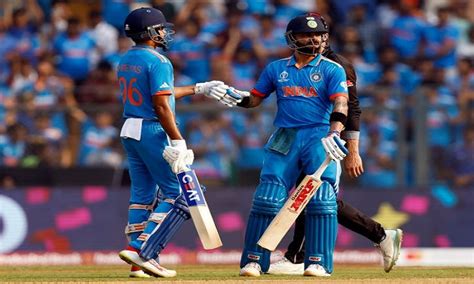 Odi World Cup 2023 भारत ने न्यूजीलैंड को दिया 398 रन का लक्ष्य विराट