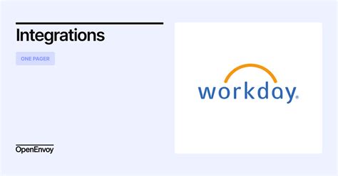 Openenvoy Integration Overview For Workday
