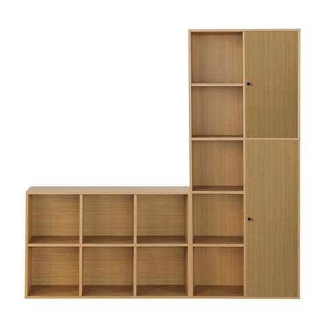 ニトリ マルチ本棚＋ウッド扉セットリブリー1870リブリー11702sw3sw Lbr ニトリ Yahoo店 通販