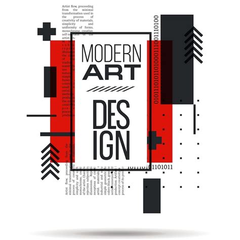 Premium Vector Text Frame Geometric Design Elements Poster Design