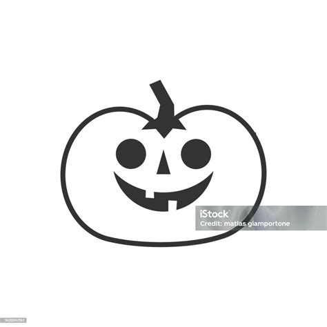 새겨진 호박 간단한 아이콘 할로윈 잭 O 랜턴 재미있는 픽토그램 10월에 대한 스톡 벡터 아트 및 기타 이미지 10월 가을 계절 Istock