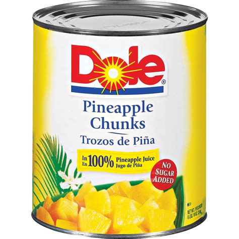 Dole Pineapple Chunks 10 Can 1199 At Costco