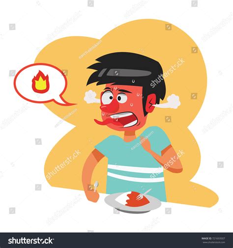 46591 Eating Spicy Food Stock Vectors Images And Vector Art Shutterstock