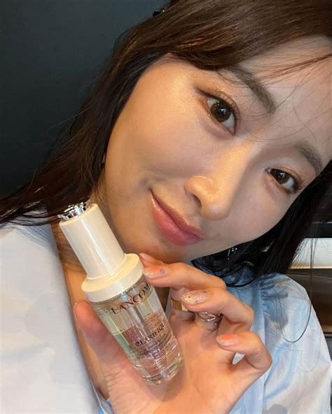 三井菜那さんのインスタグラム写真 三井菜那instagram「大好きなランコム。 去年の10月にめっちゃ肌荒れした時にも ランコムの