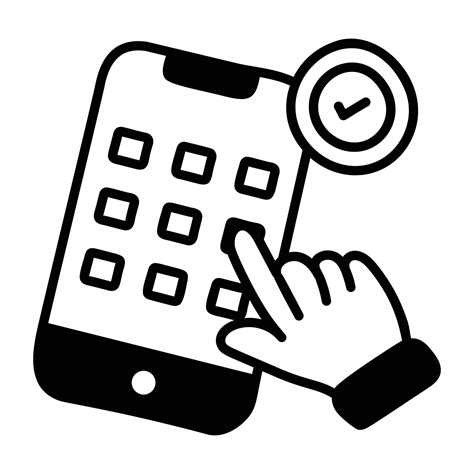 Trendy Mobile Password 20127651 Vector Art At Vecteezy