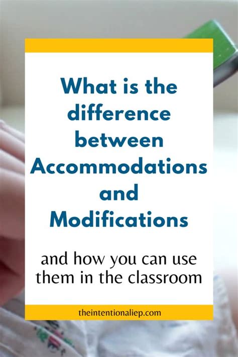 Explaining Accommodations And Modifications To The Iep Team The Intentional Iep Iep