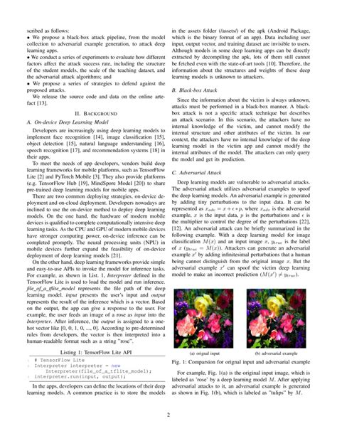 Towards Black Box Attacks On Deep Learning Apps Deepai