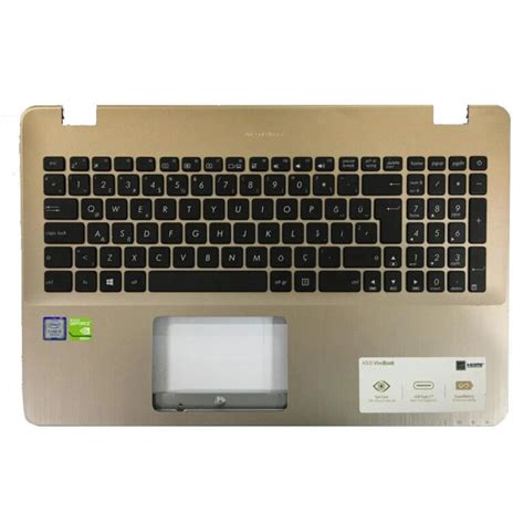 ASUS X X UR X UN Üst Klavye Kasa Gold Renk Tekno Star
