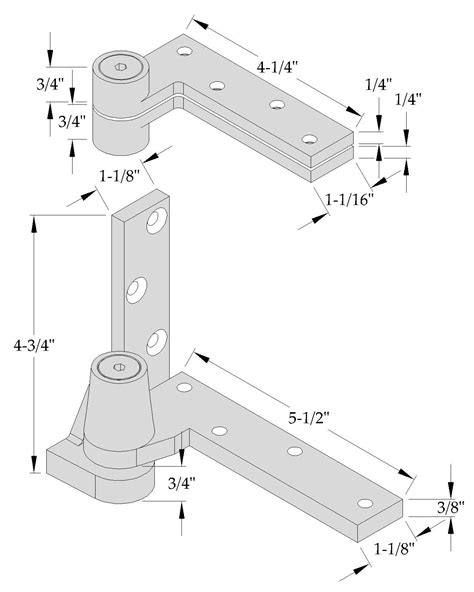 Jamb Mounted 34 Offset Pivot Set Hardwaresource