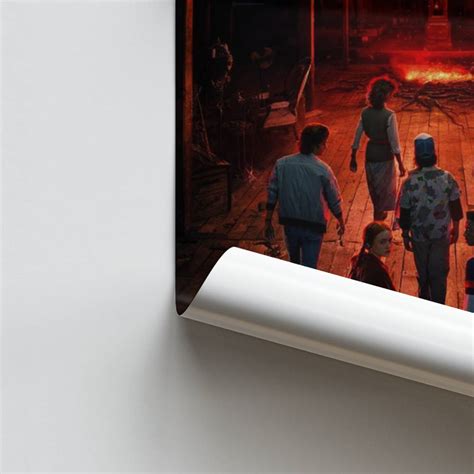 Poster Red Stranger Things Aesthetic Posters